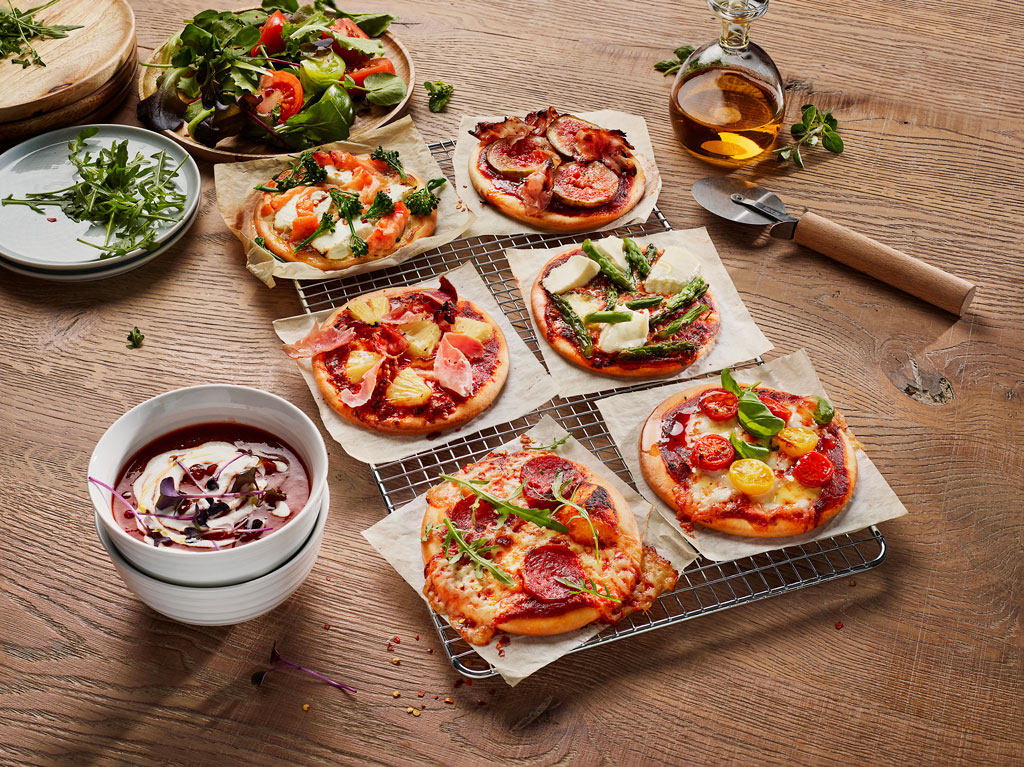 Mini Pizzas - Creapan pancakes